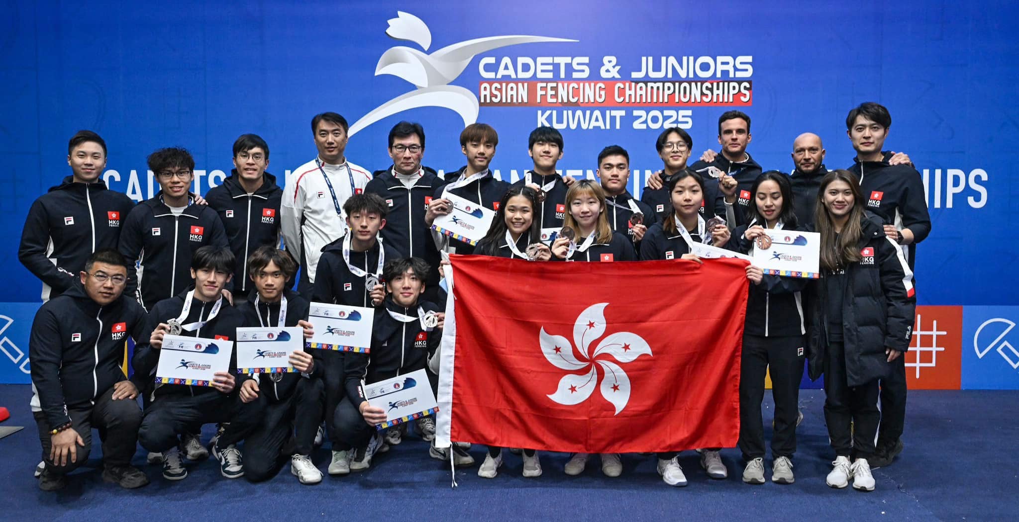 Hong Kong takes home 16 medals at Asia Junior and Cadet Fencing ...